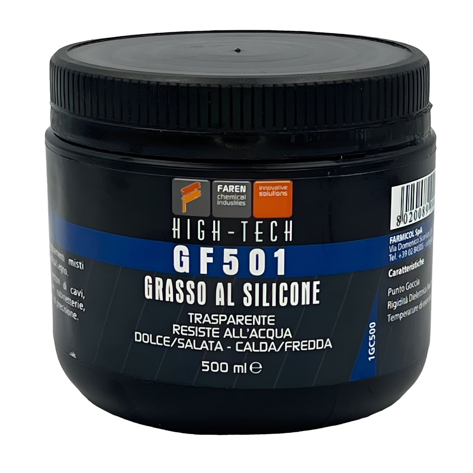 ΓΡΑΣΟ ΣΙΛΙΚΟΝΗΣ GF-501 FAREN 500ml - Λήμνιος